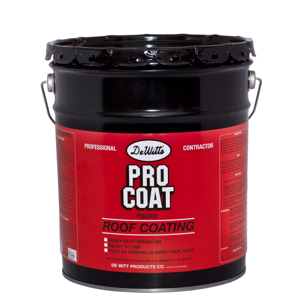 PRO COAT LIQUID FIBER ROOF COATING | Dewitt Products